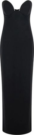 Solace London Sommer Maxikleid - - Dresses - Damen - Schwarzk - M