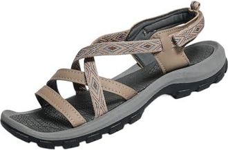 Generic Sandales de marche d&eacute;contract&eacute;es &agrave; bout ouvert pour femme - &Eacute;l&eacute;gantes - Classiques - Respirantes - Antid&eacute;rapantes - Confortables - Sports de plein air