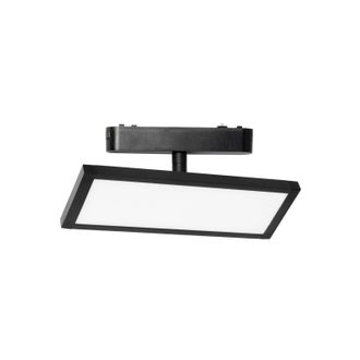 Lindby LED (LED Panel) Lumaro 48V (Modern) in Schwarz aus Aluminium (1 flammig,) Wohnzimmerleuchte
