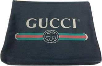 Gucci unisex, Pre-owned, Noir, Taille: ONE Size Sac clutch Pre-owned