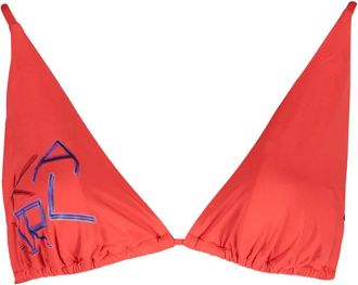 Karl Lagerfeld Femme, Maillots de bain, Rouge, Taille: 36 FR Triangle Swimsuit