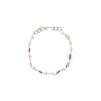 Jil Sander Femme, Accessoires, Gris, Taille: ONE Size Collier en résine de cristal