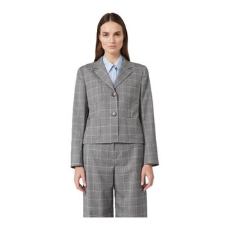 Max Mara Veste Courte - Femme - Vestes - Gris - Taille: 36 FR