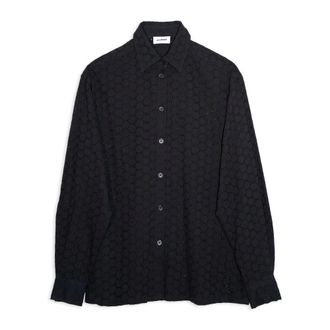 Soulland Carl Anglaise Langarmhemd - - Blouses & Shirts - Damen - Schwarzk - XS/S