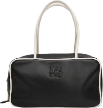 Miu Miu Pre-owned Beau Handbag - Femme - Pre-owned - Noir - Taille: ONE Size