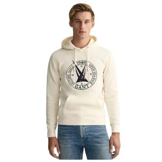 GANT Marine-inspiriertes verstellbares Kapuzensweatshirt - - Sweatshirts & Hoodies - Herren - Beige - XL