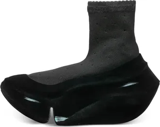 grounds Orca Dotted Lace Flocky Sratch Sneakers - Schwarz