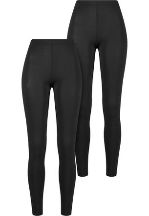 Urban Classics Ladies Bamboo Leggings 2-Pack