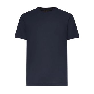 Zanone Cotton T-shirt - - Tops - Herren - Blau - 2XL