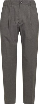Herno Homme, Pantalons, Brun, Taille: L Pantalon en Laine Bi-Stretch