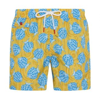 Kiton Badeshorts aus Polyester - - Swimwear - Herren - Mehrfarbig - 3XL