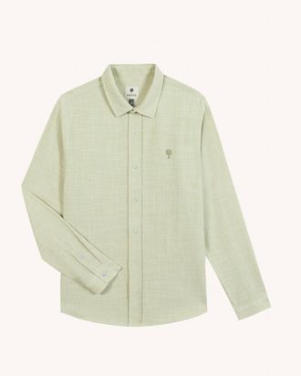 Faguo Chemise &eacute;cru et vert clair - IRATY