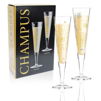 Ritzenhoff Ritzenhoff 2er-Set Design Champagnerglas - Sektglas Carolin K&ouml;rner & Dorothee Kupitz