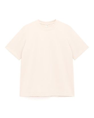 Arket PEARL Schweres T-Shirt -Beige