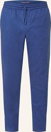 Tommy Hilfiger Leinenhose Harlem Regular Tapered Fit blau
