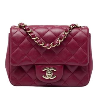 Chanel Sac bandouli&egrave;re vintage Pre-owned - Femme - Pre-owned - Rouge - Taille: ONE Size