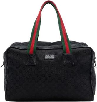 Gucci unisex, Pre-owned, Noir, Taille: ONE Size Sac de voyage Pre-owned