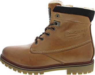 Bugatti Herren-321-AOQ50-1200-6300-Stiefel Warmfutter,cognac,42