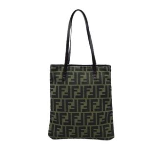Fendi Sac cabas en toile Pre-owned - Femme - Pre-owned - Brun - Taille: ONE Size