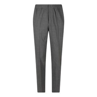 Ami Wollhose mit Gummizugbund - - Trousers - Herren - Grau - L