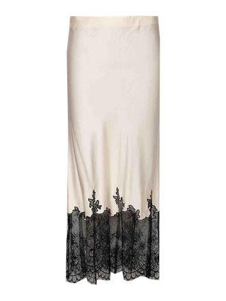 Twinset Jupe Midi - Blanc