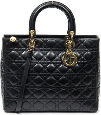 Dior Crossbody Bags - Large Lady Dior Zip - Gr. unisize - in Schwarz - f&uuml;r Damen