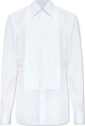 Tom Ford Homme, Chemises, Blanc, Taille: 4XL Chemise Cocktail