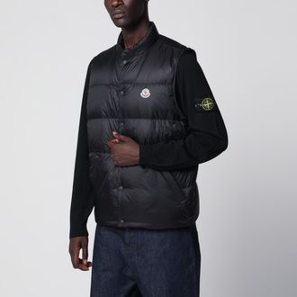 Moncler Kurze Verith Daunenjacke in Blau