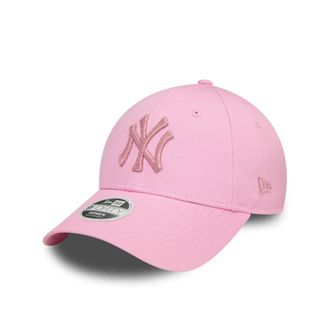 New Era Homme, Accessoires, Rose, Taille: ONE Size Casquette réglable avec logo Yankees