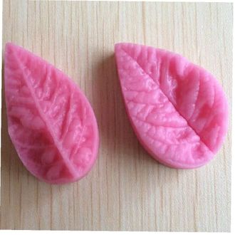 Zonfer 1pc Silikon Backform 3D Blatt Veiner Form Sugarcarft Pl&auml;tzchen S&uuml;&szlig;igkeit Schokolade Dekoration-Form F&uuml;r DIY-geb&auml;ck Bakeware Geschenk