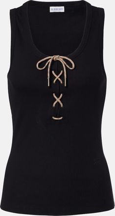 Burberry Top aus Rippstrick