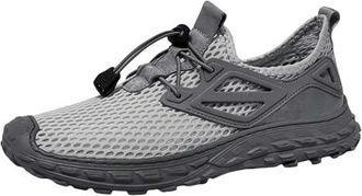 Generic Chaussures de marche pour homme - Respirantes - L&eacute;g&egrave;res - Semelles antid&eacute;rapantes - Chaussures de sport confortables et d&eacute;contract&eacute;es &agrave; lacets pour un