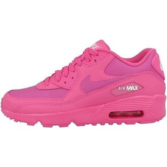 Nike Nike Femme Air Max 90 LTR (GS) Chaussures dAthl&eacute;tisme, Multicolore (Laser Fuchsia/Laser Fuchsia/White 603), 38.5 EU