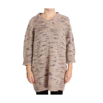 Pink Memories Femme, Pulls, Beige, Taille: 38 FR Oversize Sweater
