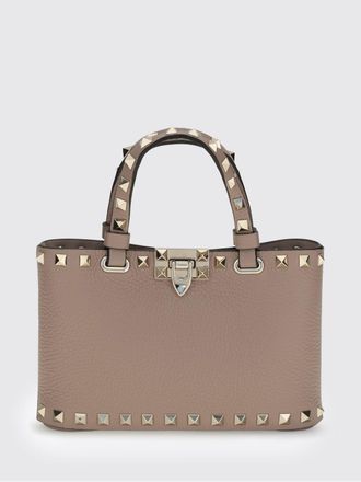 Valentino Garavani Mini sac &agrave; main Rockstud en cuir de veau grain&eacute;