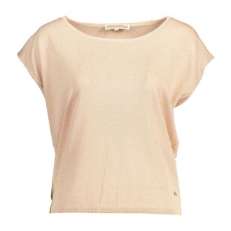 Kocca &Auml;rmelloses Logo-Top - - Tops - Damen - Beige - 2XL