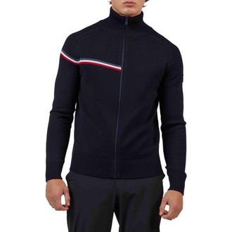 Rossignol Sweat zipp&eacute; &agrave; col montant en laine m&eacute;rinos