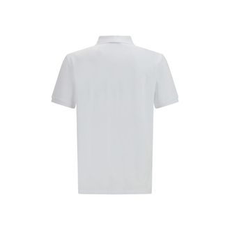 Moschino Mens White Cotton Polo Shirt