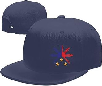 Generic Drapeau Philippin du Soleil Et des &Eacute;toiles Homme Femme Strapback Cap R&eacute;glable Snapback Chapeau L&egrave;g&eacute;re Casquette De Baseball pour Sport Hip Pop Golf