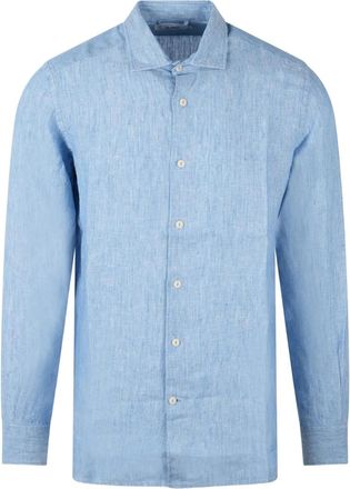 MC2 Saint Barth Hemd aus Leinen - Blau