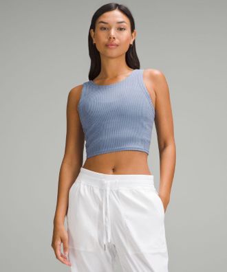 lululemon D&eacute;bardeur court pour Femmes - Bleu - Taille 12