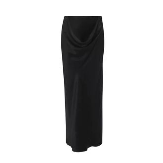 J.W.Anderson Schwarzer Seiden Maxirock - - Skirts - Damen - Schwarzk - 2XS