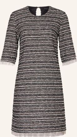Ana Alcazar Boucl&eacute;-Kleid Mit Schmuckperlen schwarz