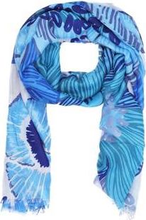 Queen Helena Foulard Léger Fantaisie Foulard Doux Coloré Casual Femme SC024-3, bleu, Taille unique