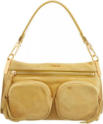 Coccinelle Satchels - Hyle Suede - Gr. unisize - in Gelb - für Damen