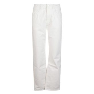 Ami G&uuml;rtelschlaufe Jeans - - Jeans - Damen - Wei&szlig; - W27