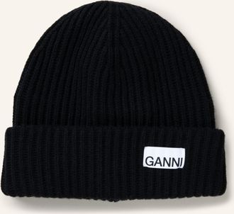 Ganni M&uuml;tze schwarz