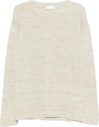Roberto Collina Homme, Pulls, Beige, Taille: L Pull Linfa