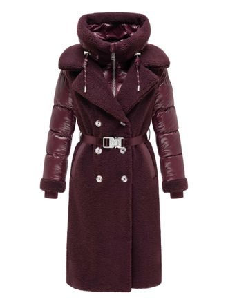 Navahoo Damen Teddymantel Kuscheltraum mit 2-in-1 Stepp-Innenteil