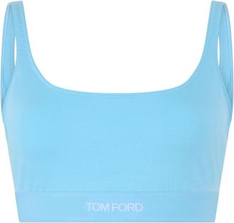 Tom Ford Femme, Sport, Bleu, Taille: 38 FR Signature Bralette